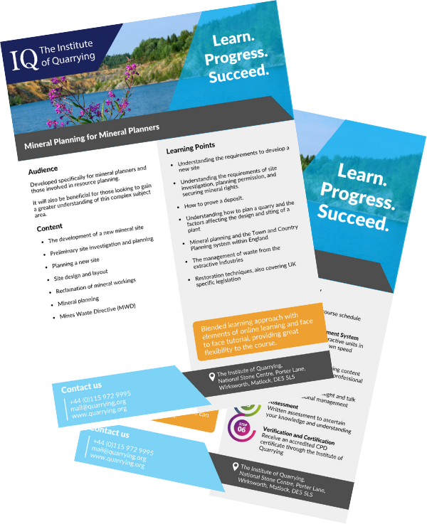 Mineral Planning for Mineral Planners